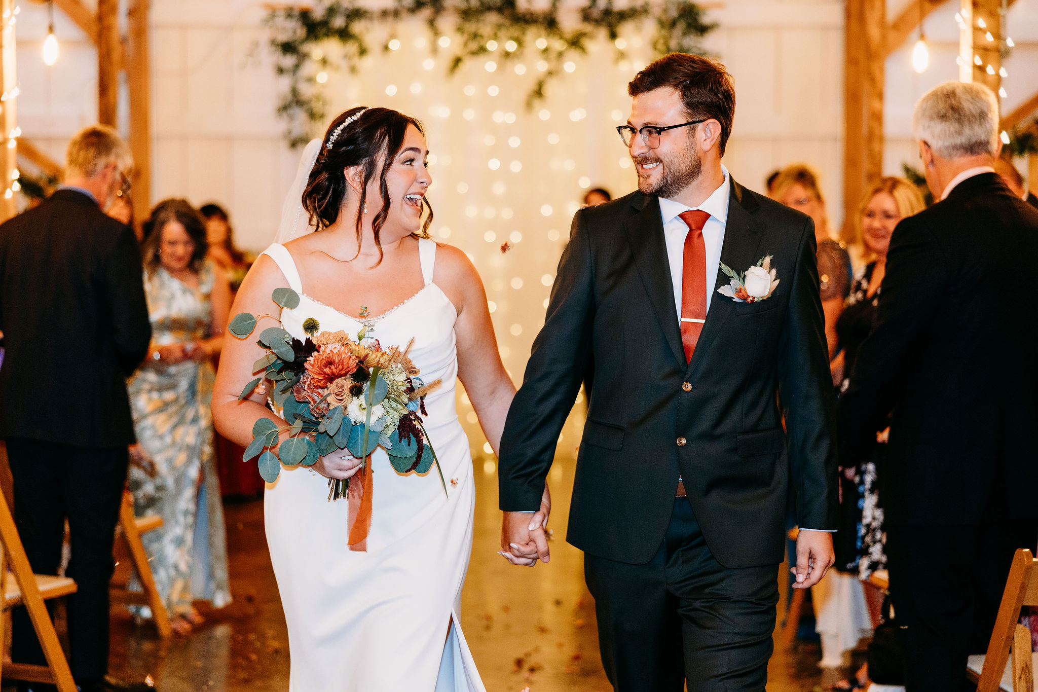 Enchanting Indoor Barn Wedding with Alex and Robert at The Silos ...