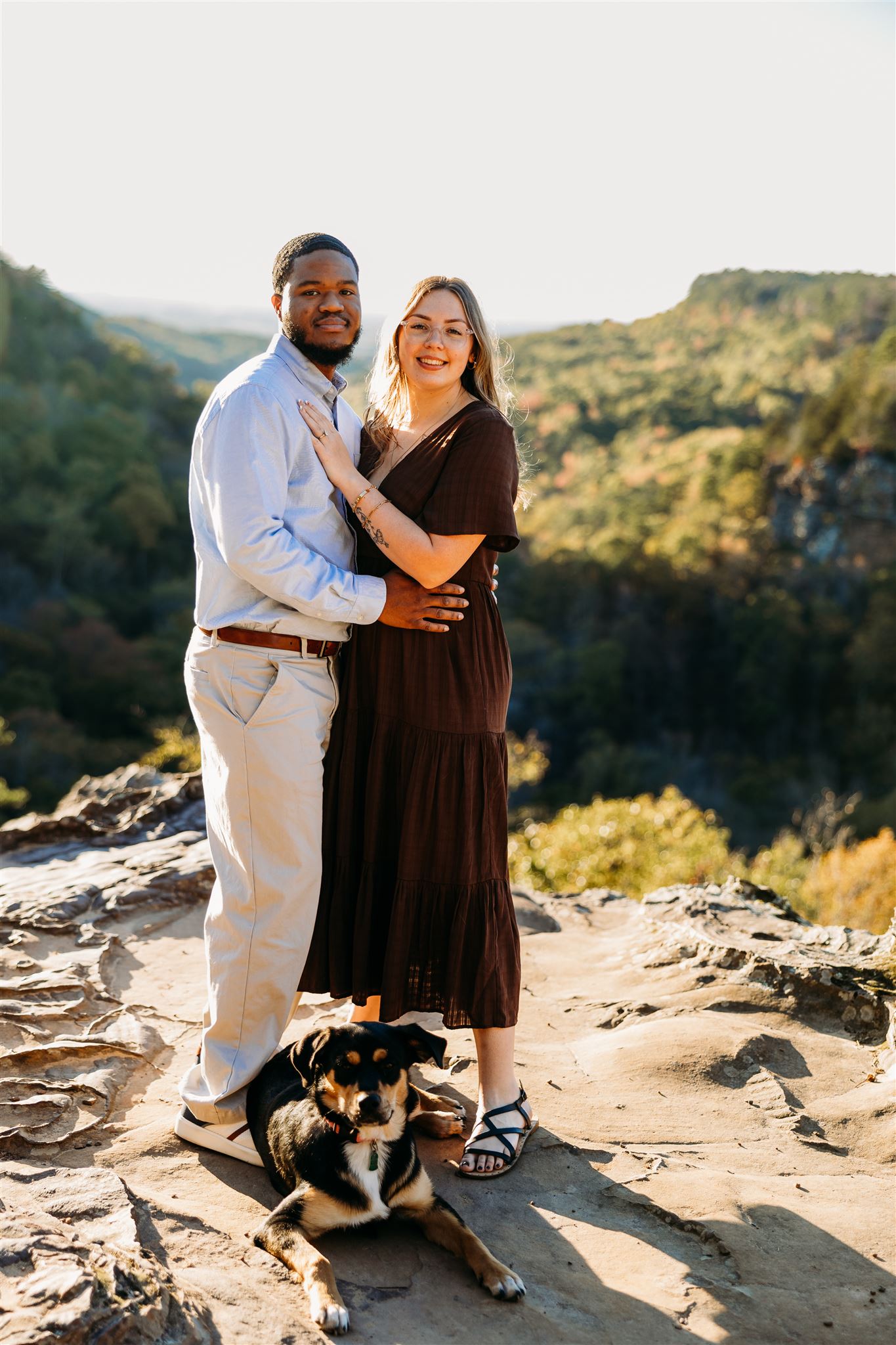 Kyleigh and Noah's Sunset Engagement Shoot at Petit Jean Park ...