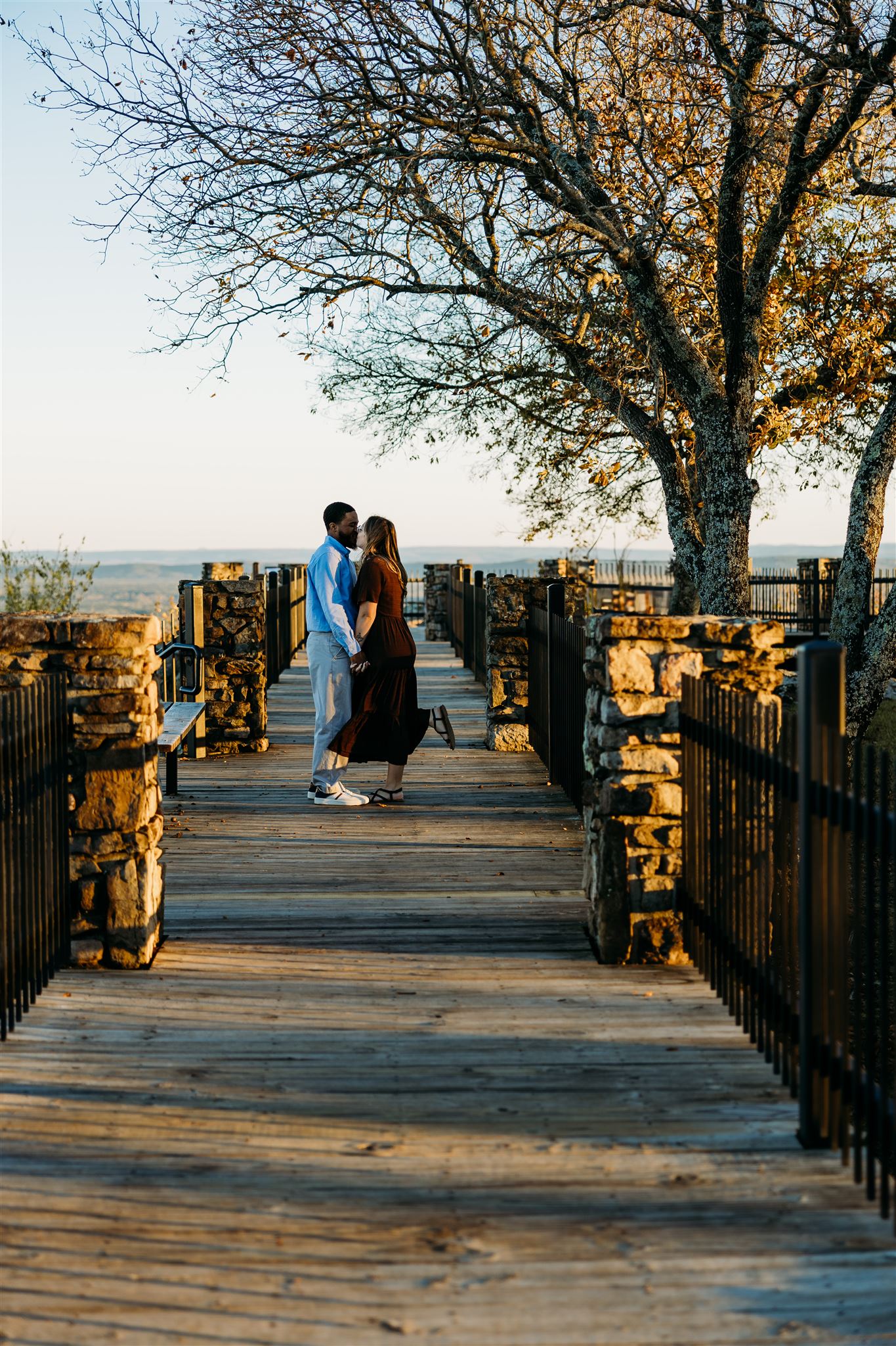 Kyleigh and Noah's Sunset Engagement Shoot at Petit Jean Park ...