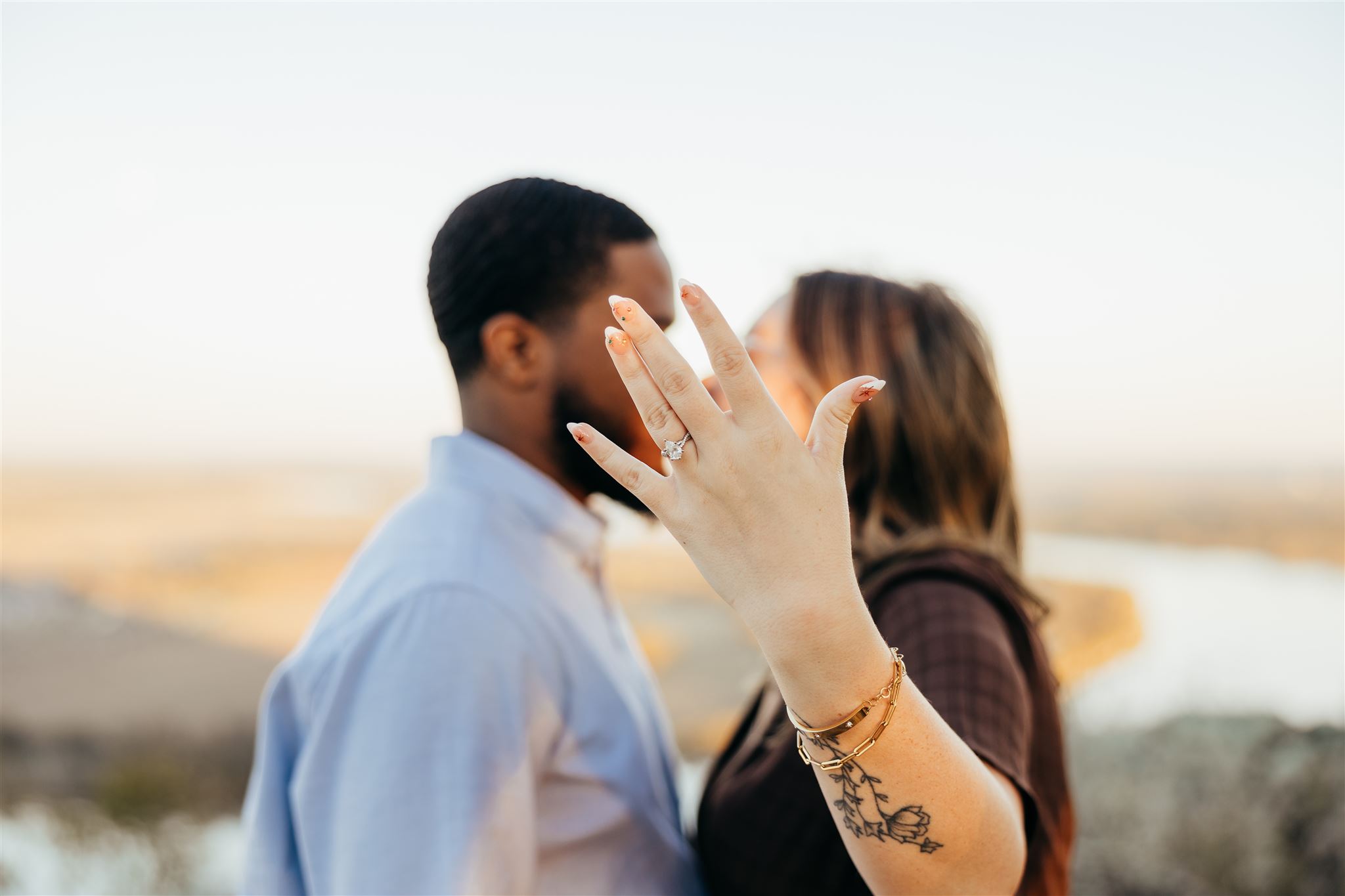 Kyleigh and Noah's Sunset Engagement Shoot at Petit Jean Park ...