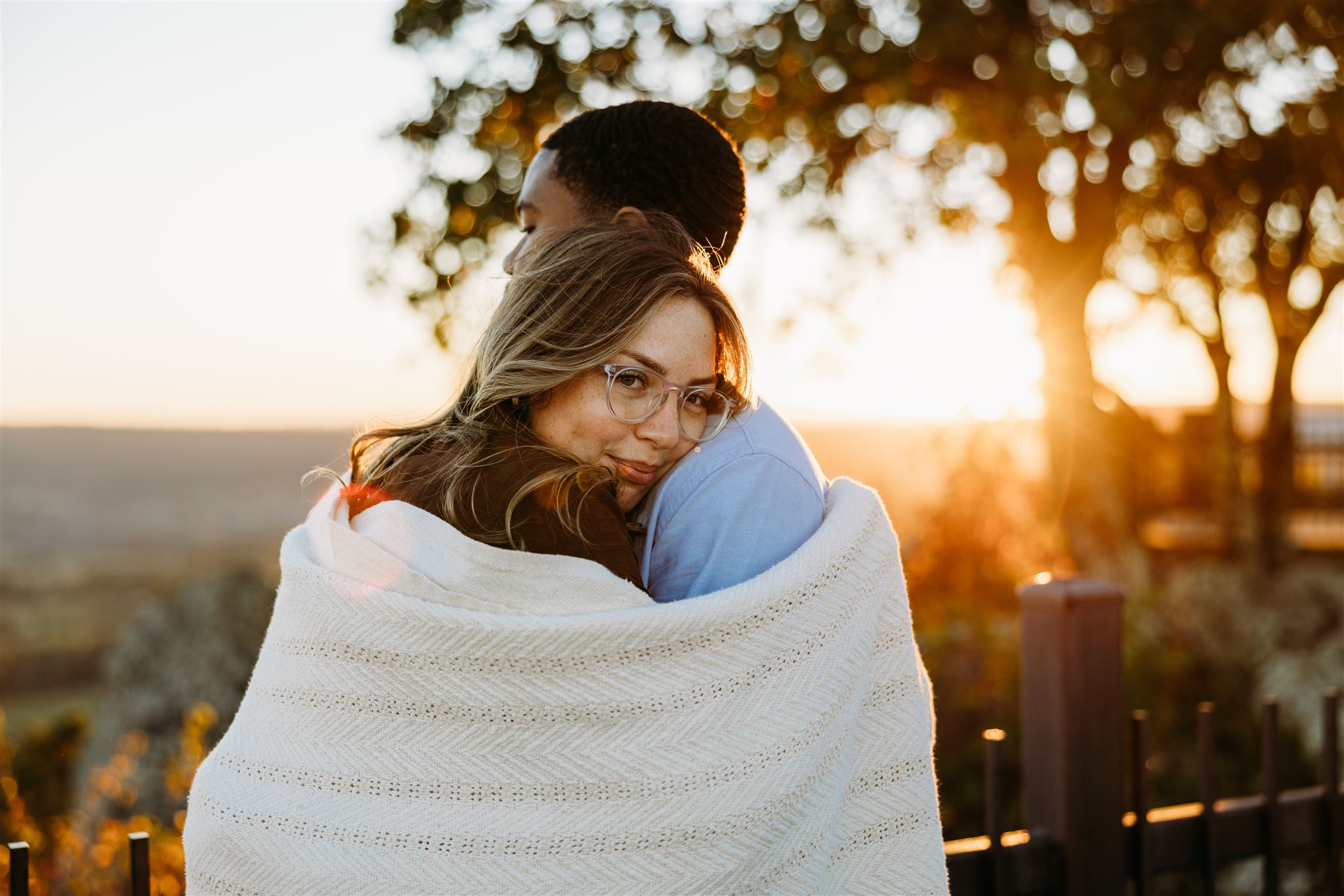 Kyleigh and Noah's Sunset Engagement Shoot at Petit Jean Park ...