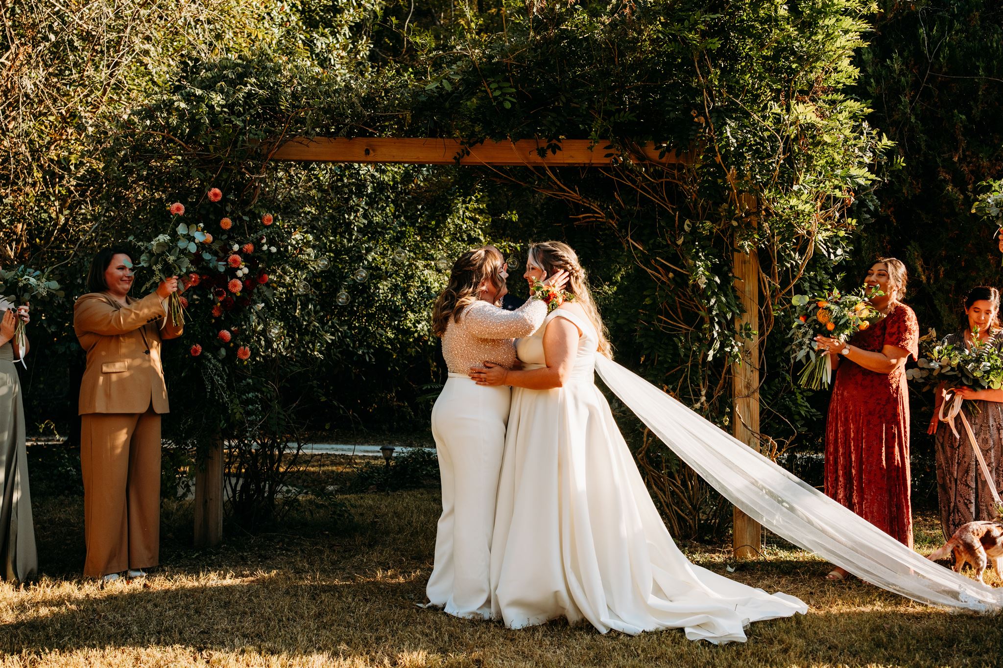 Madison and Callie's Wedding Bliss at The Nest at Prairie Creek ...